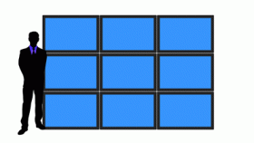 3x3 Video Wall » A. A. Rental