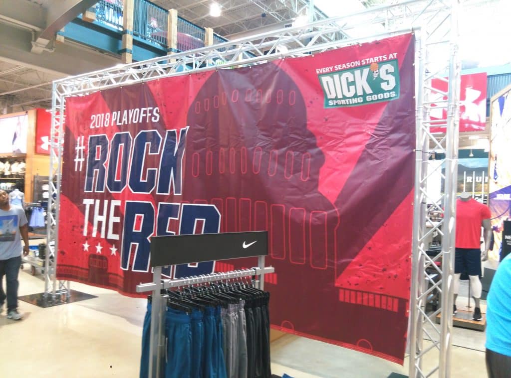 Banners on Truss Setup » AA Rental